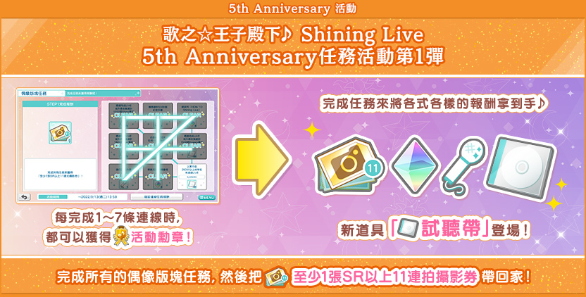 NEWS內容｜歌之☆王子殿下♪ Shining Live 官方網站